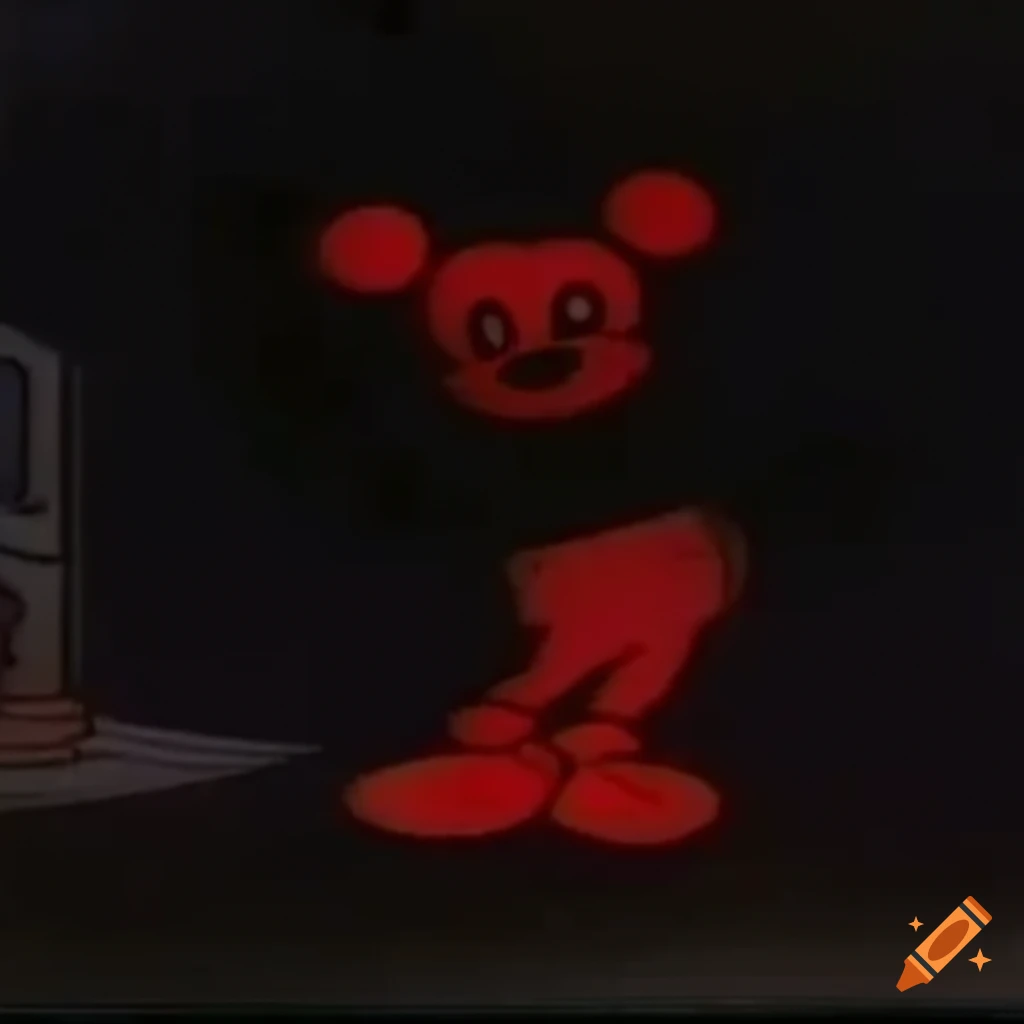 Mickey mouse.exe in an empty city on Craiyon