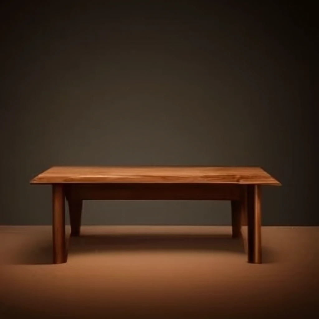 Long wooden table