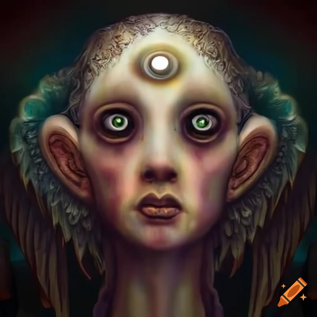 Image of a biblically accurate angel on Craiyon