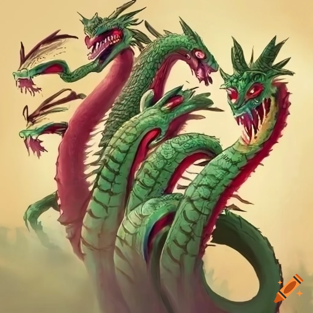 9 Headed Hydra Mythology