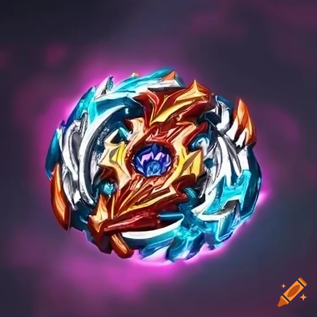 Beyblade with mythical creature design on Craiyon