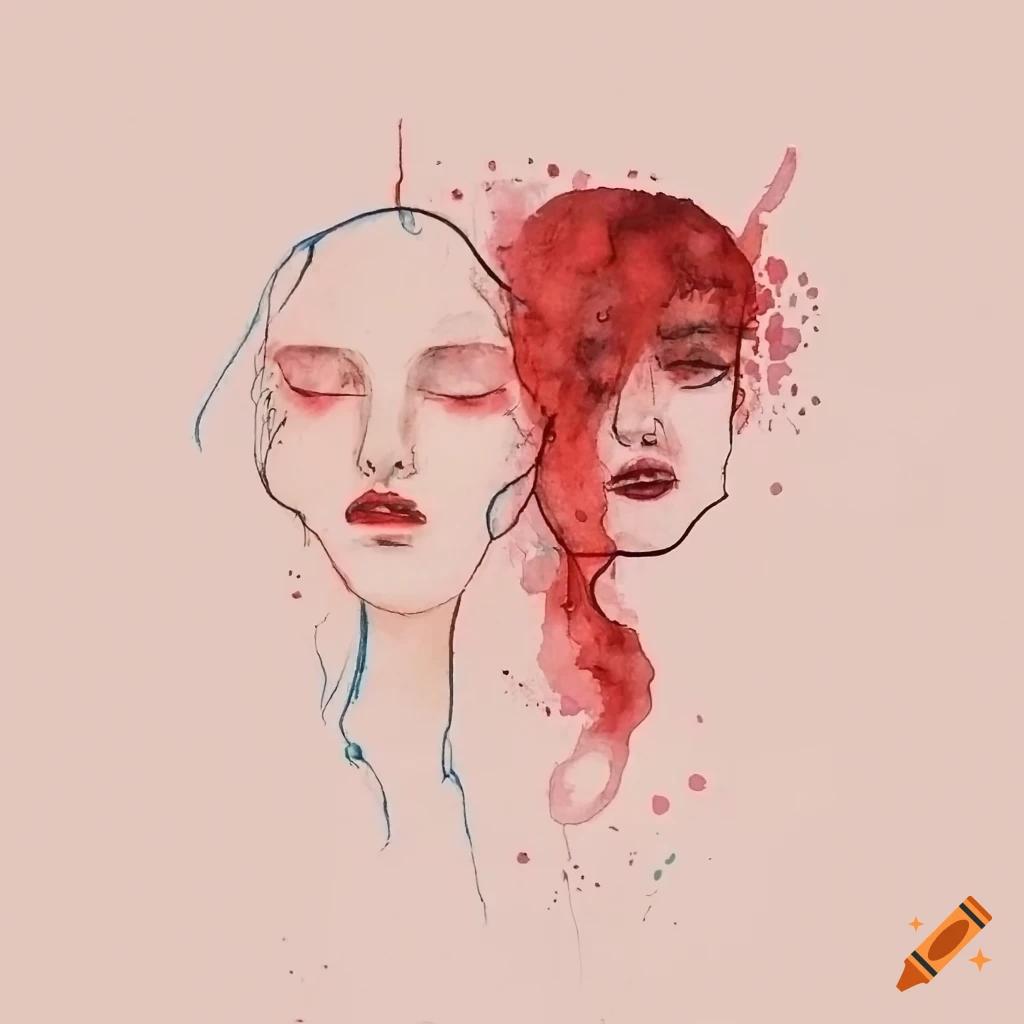 Minimalist drawing of interconnected minds on Craiyon