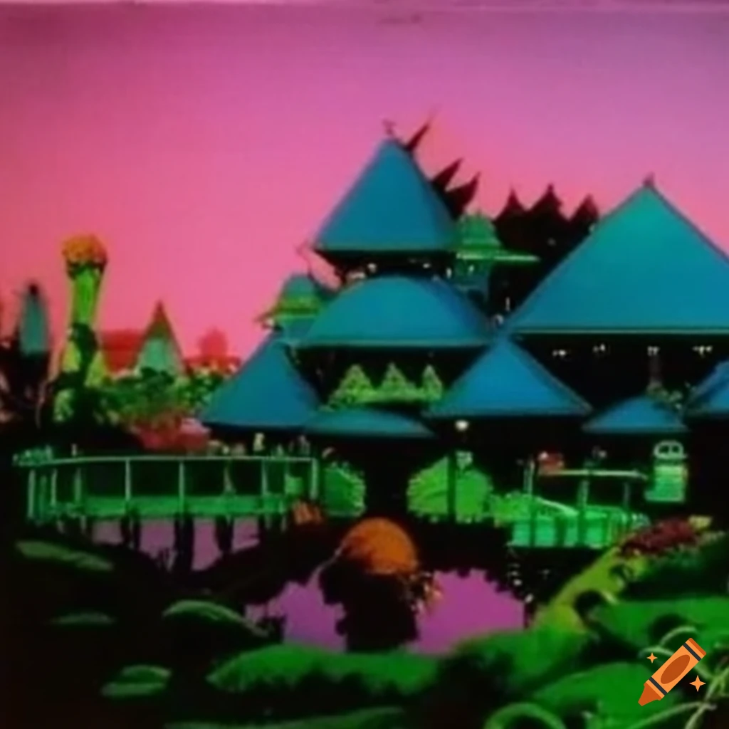 Collage of 90s pop culture references on Craiyon