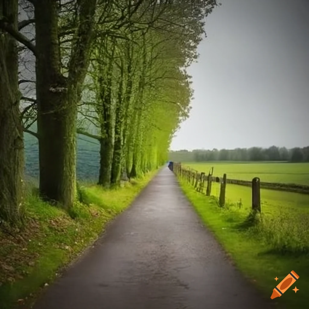Scenic running path in the Loire Valley on Craiyon