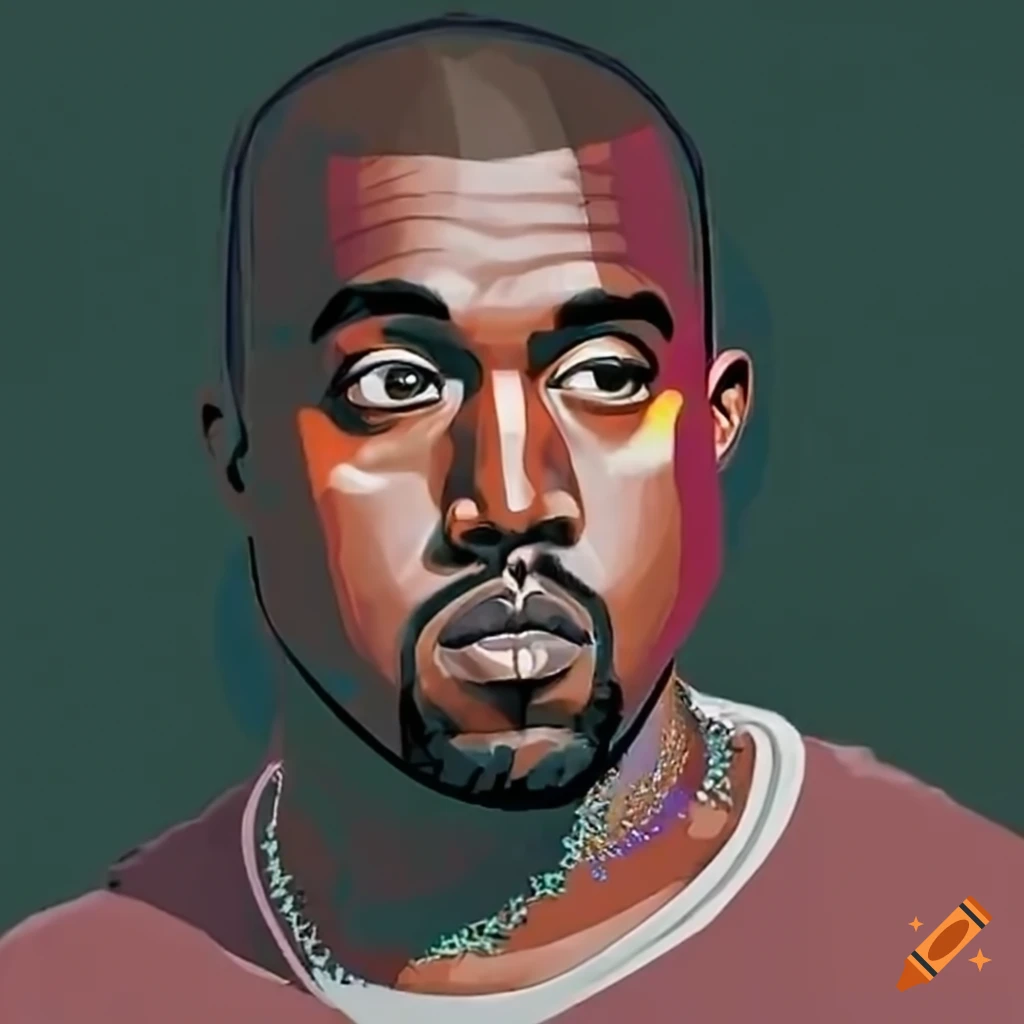 Kanye west on Craiyon