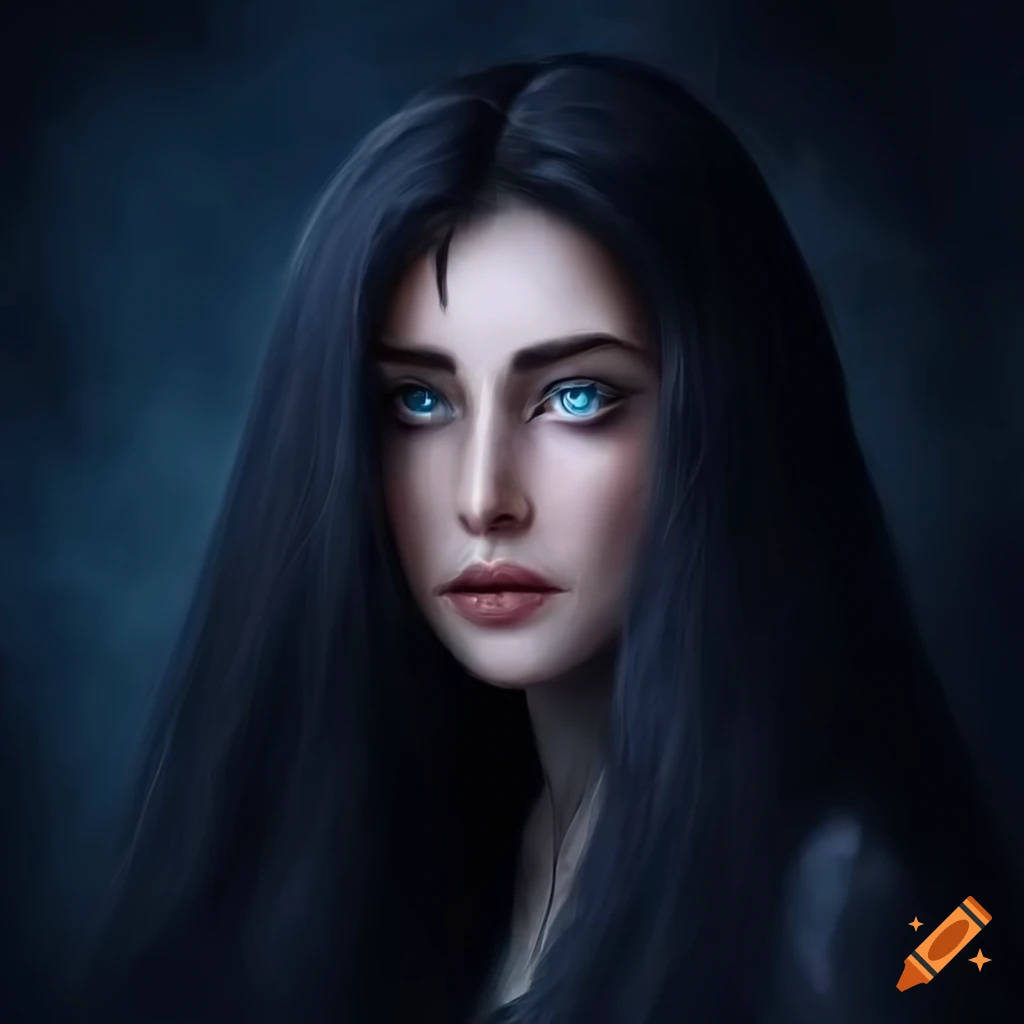 Beautiful Blue Eyed Witch