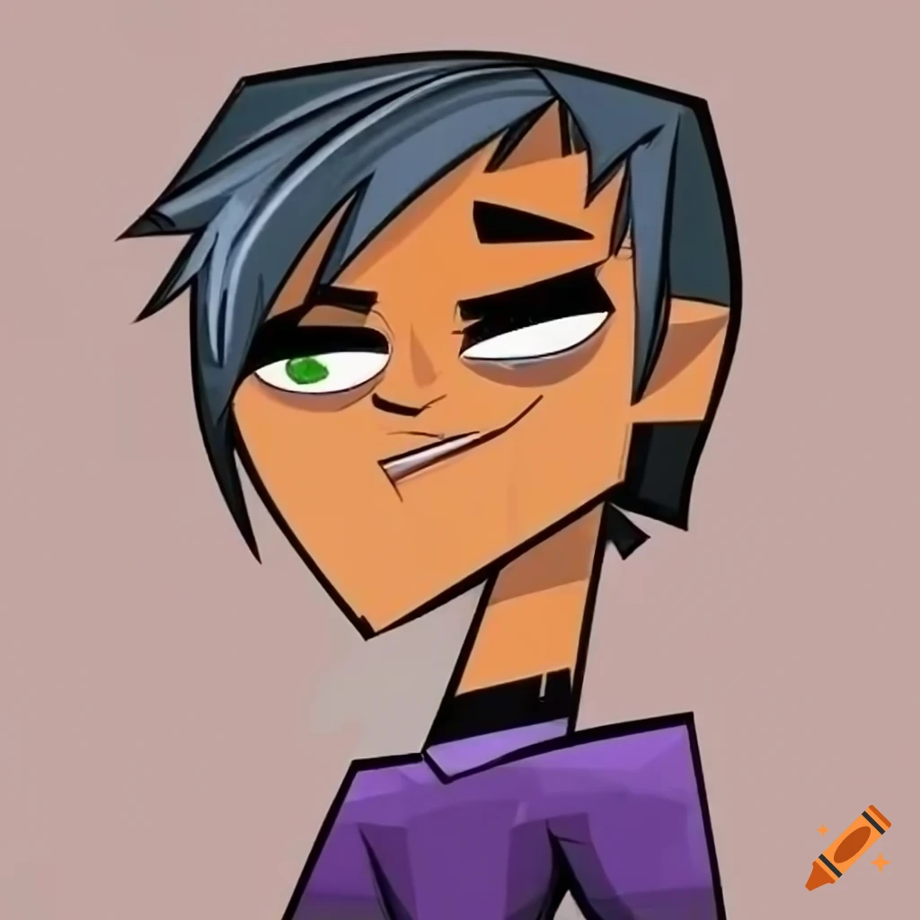 Fan art of a male OC from Total Drama Island on Craiyon