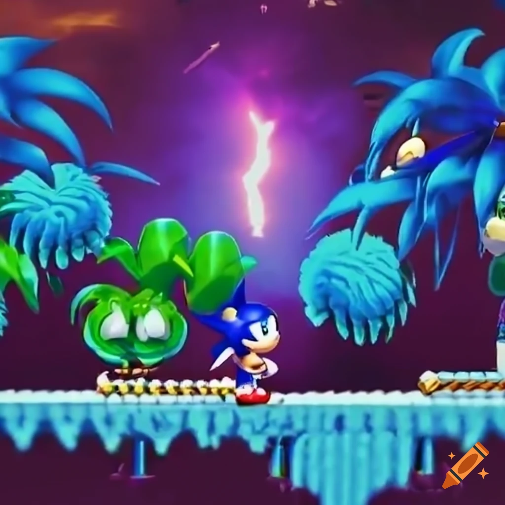 Spring Highway Zone from Classic Sonic on Craiyon