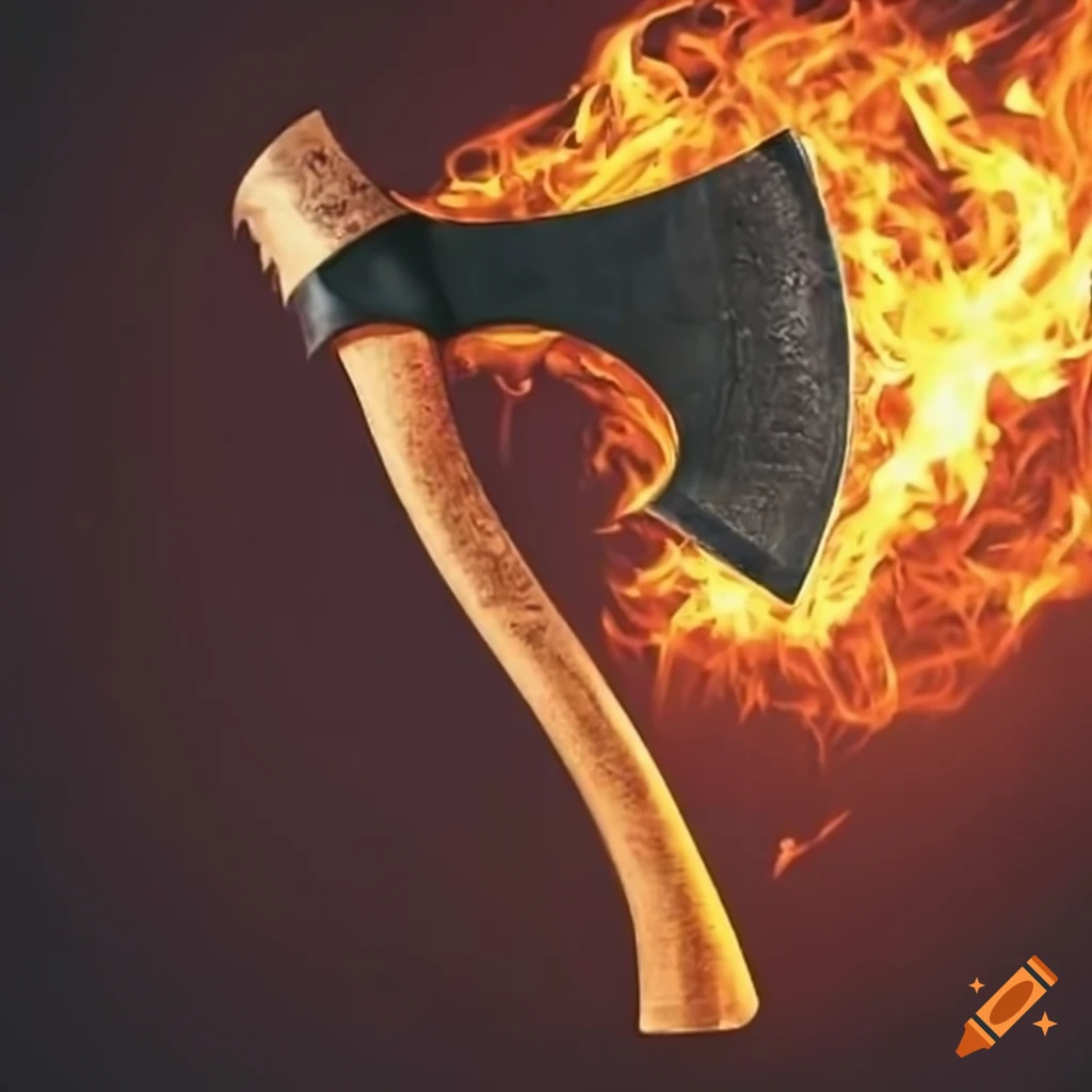 Fire axe on Craiyon