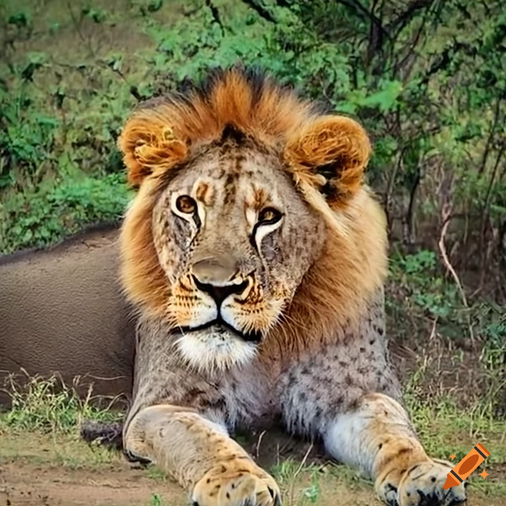 Conservationist working to save lions in Tanzania on Craiyon