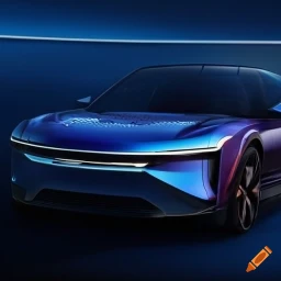 Ford probe electric car on Craiyon