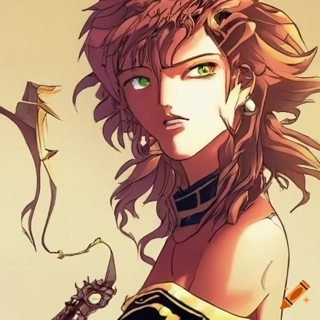 Intricate character designs from a Yoshiaki Kawajiri anime on Craiyon