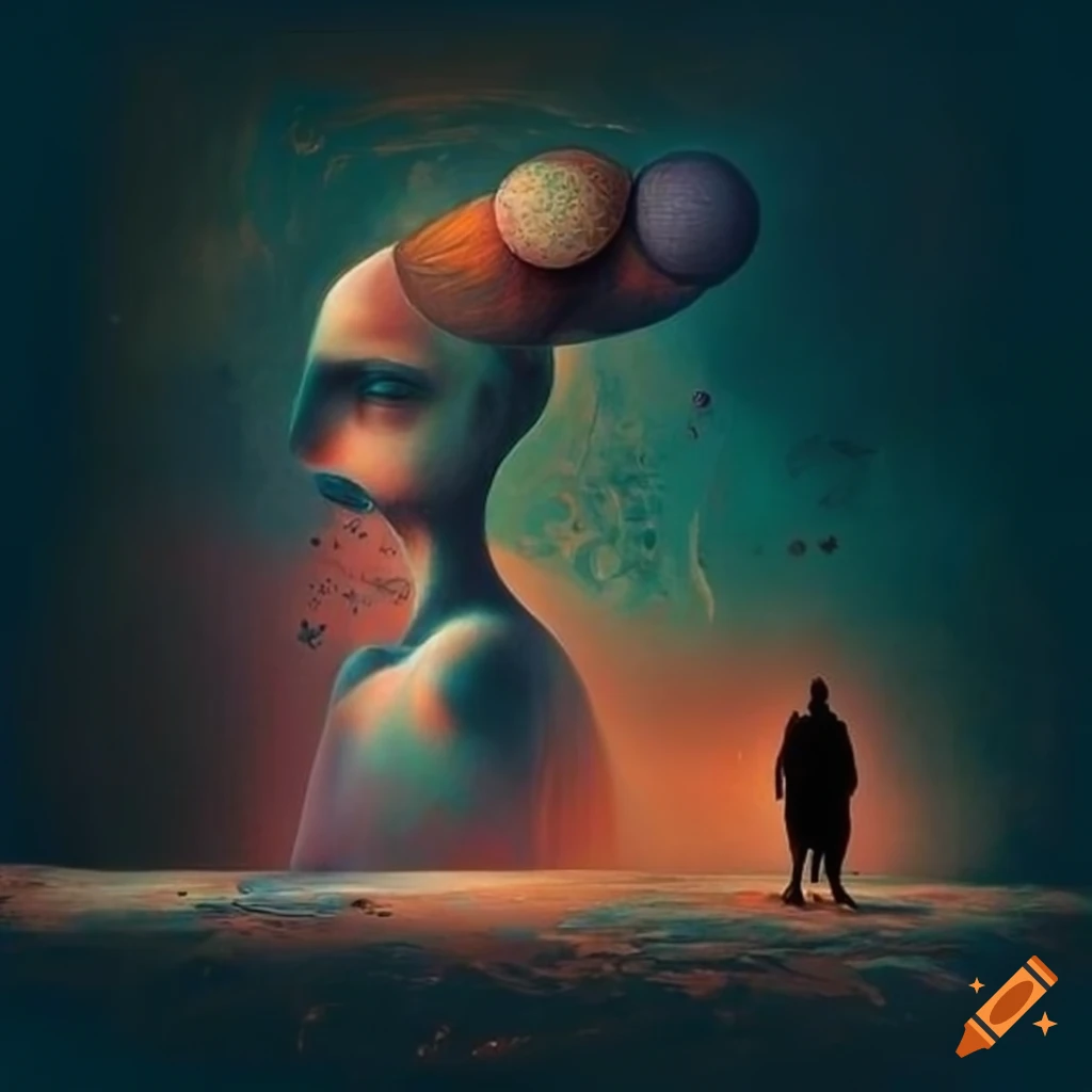 Surreal and abstract art on Craiyon