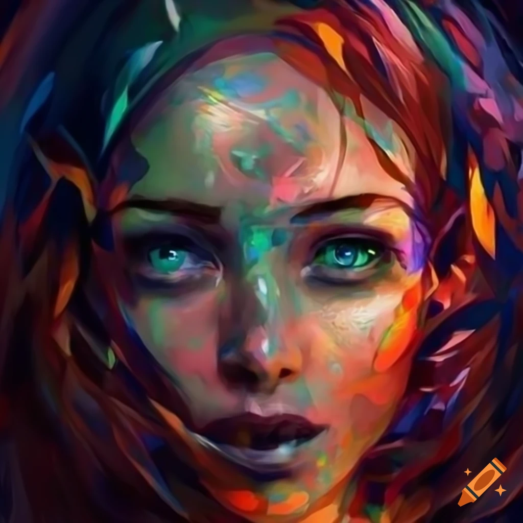 Detailed digital painting with incredible detail on Craiyon
