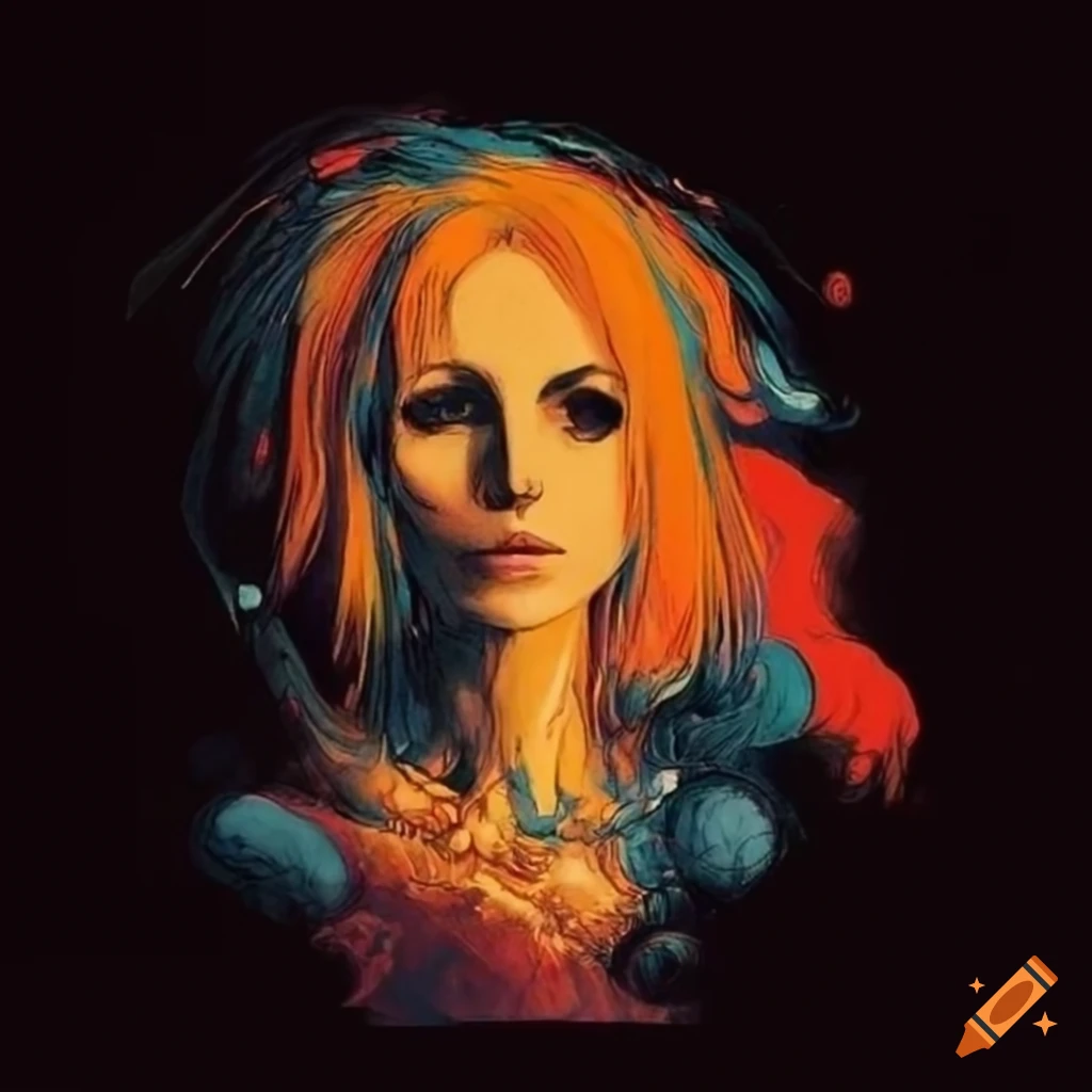 Organic sci-fi machine art by yoshitaka amano on Craiyon