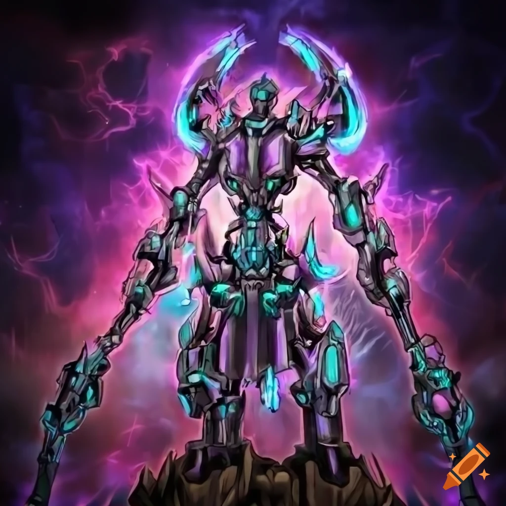Futuristic mechanical divine entity artwork on Craiyon