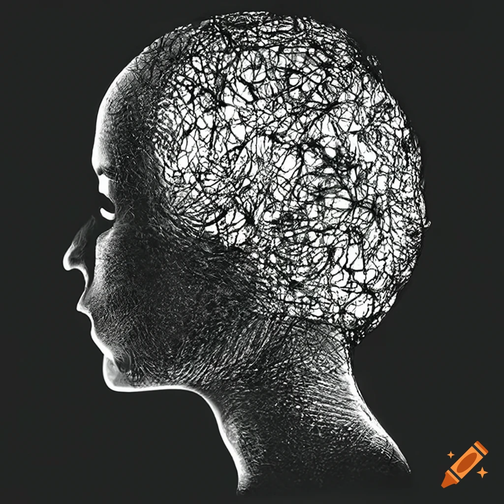 Hyper realistic rendering of artificial intelligence on Craiyon