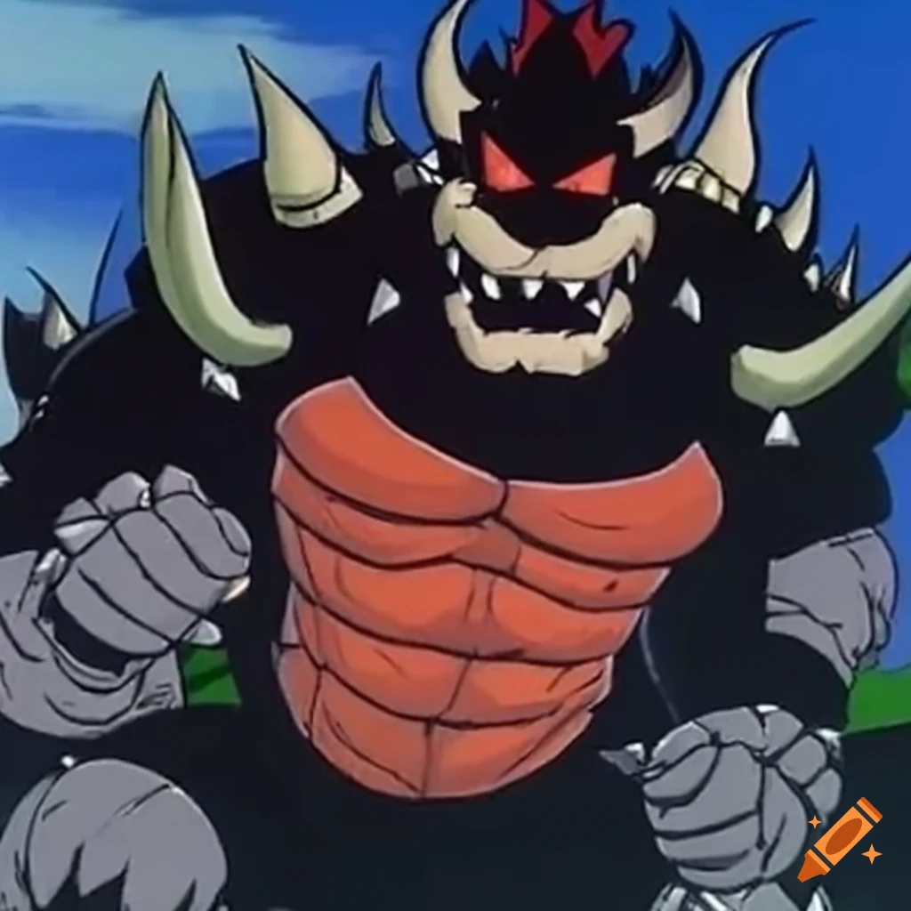 Image of muscular Dark Bowser on Craiyon