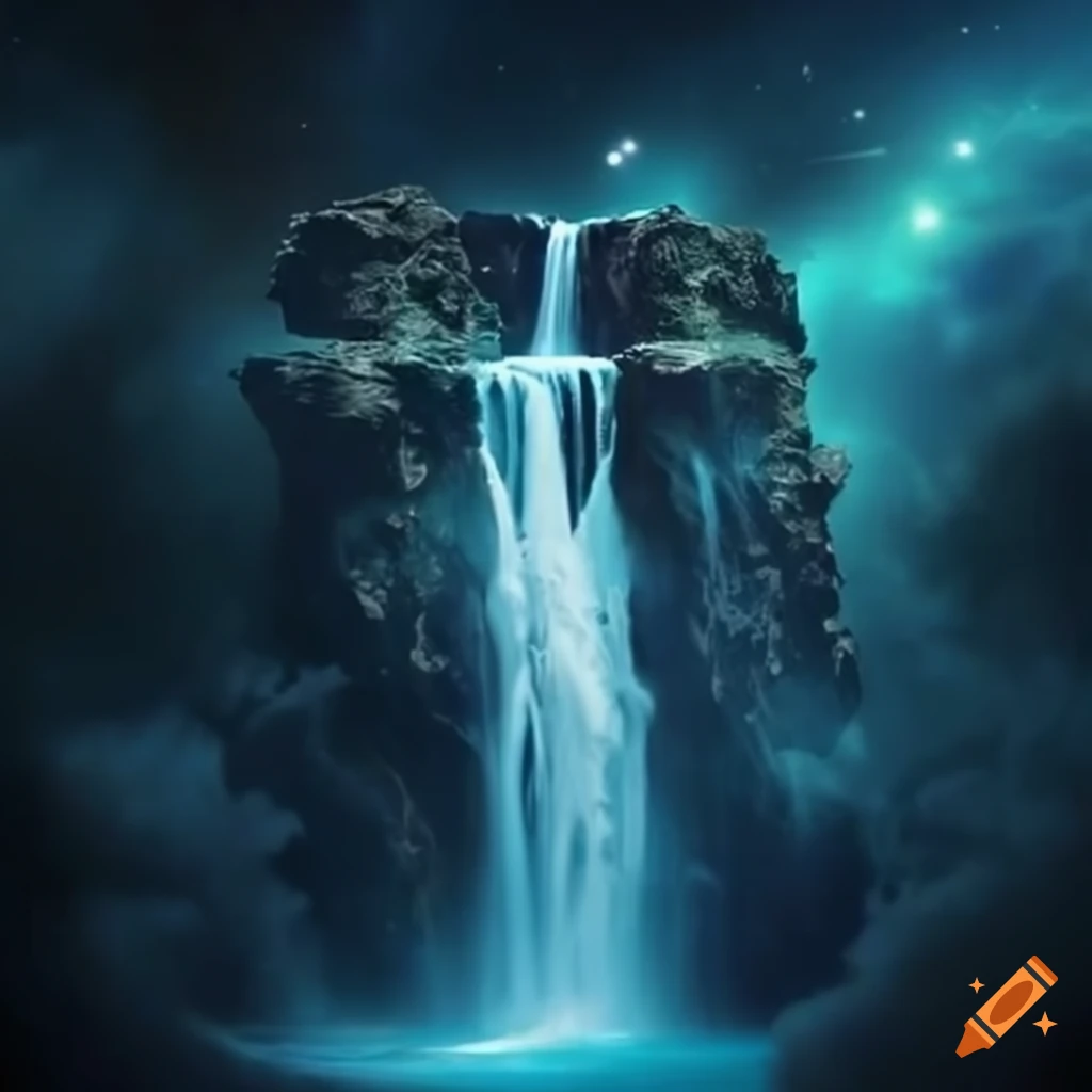 Space waterfall
