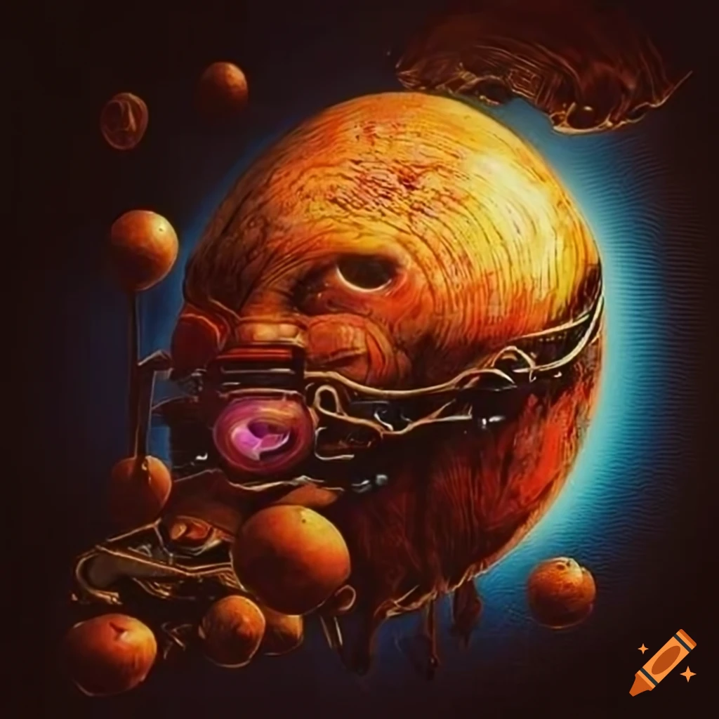 Organic machine art from 70s sci-fi