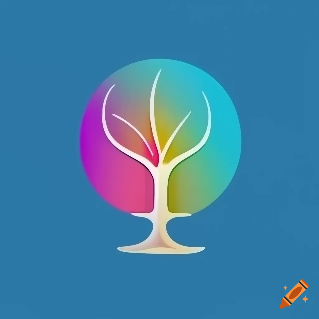 Minimalist tree logo for Lean Change Leadership on Craiyon
