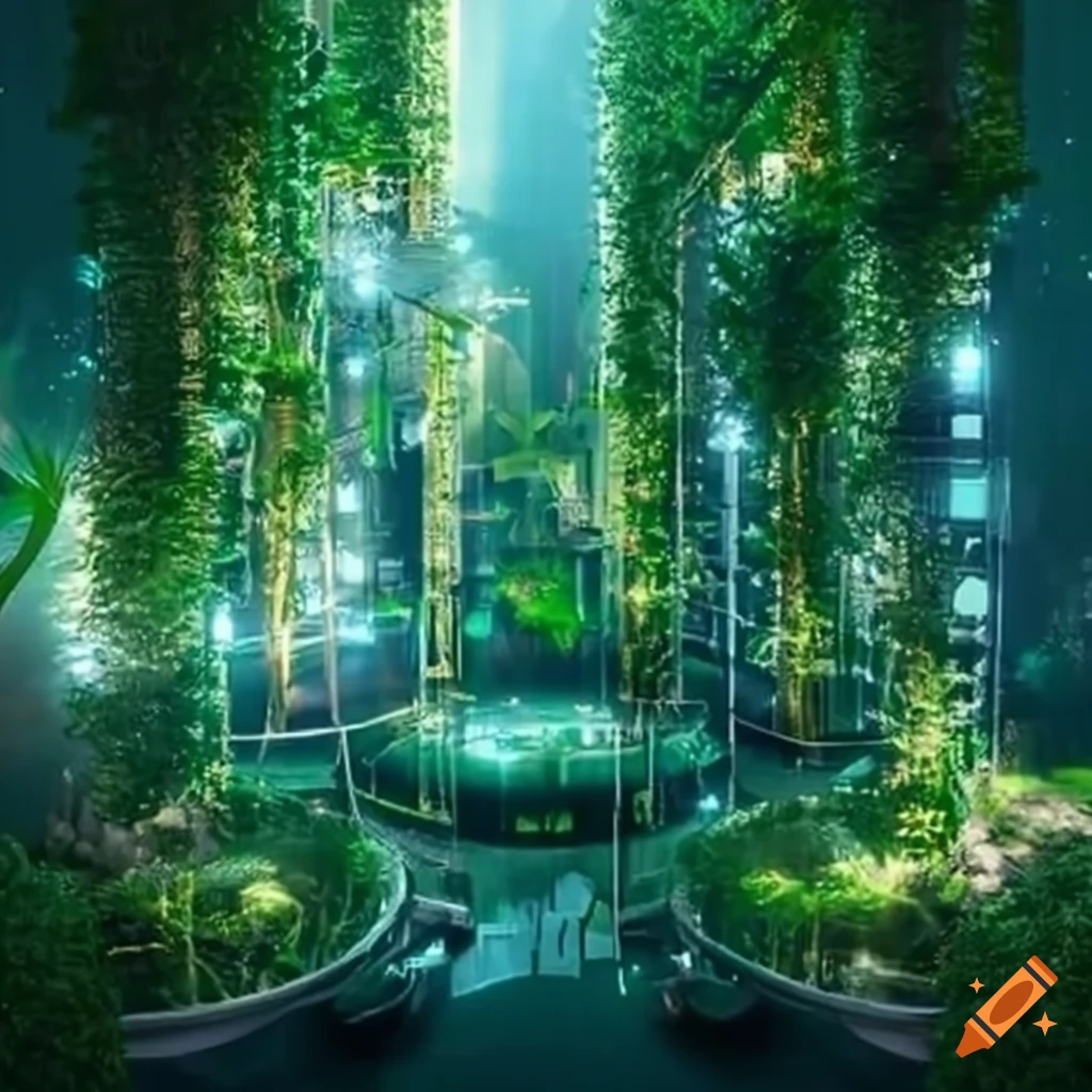 Fusion of nature and technology on Craiyon