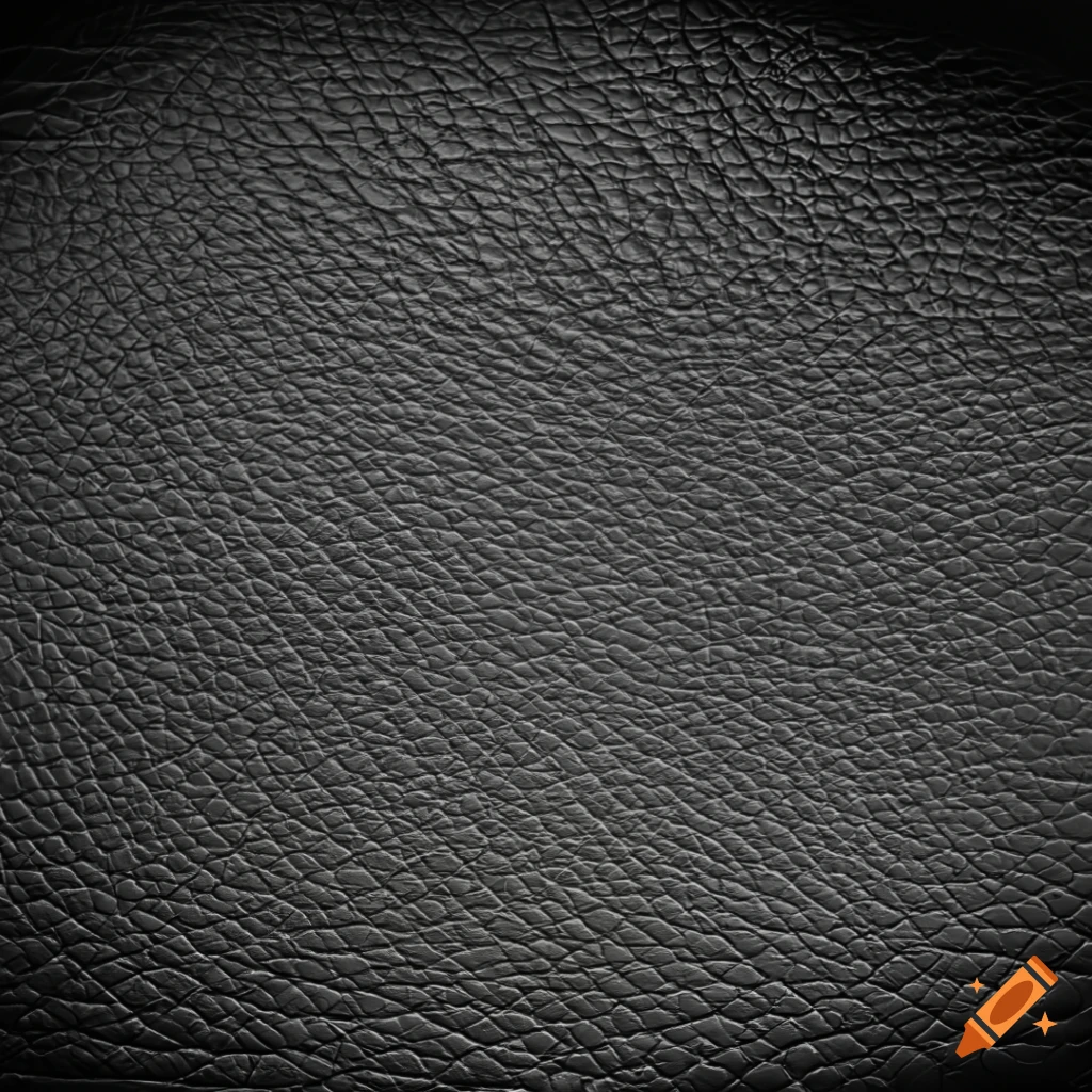 Black and white stylized leather texture on Craiyon