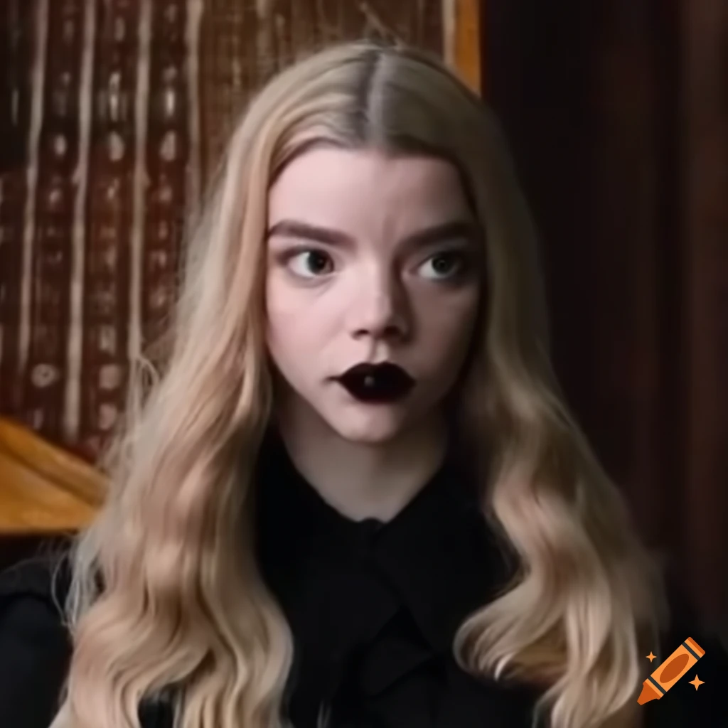 Image of Anya Taylor-Joy as a vampire on Craiyon