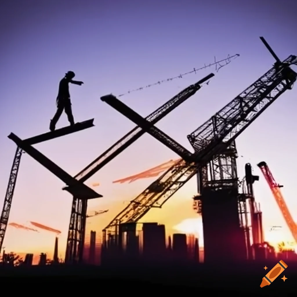 Friendly construction challenges on Craiyon