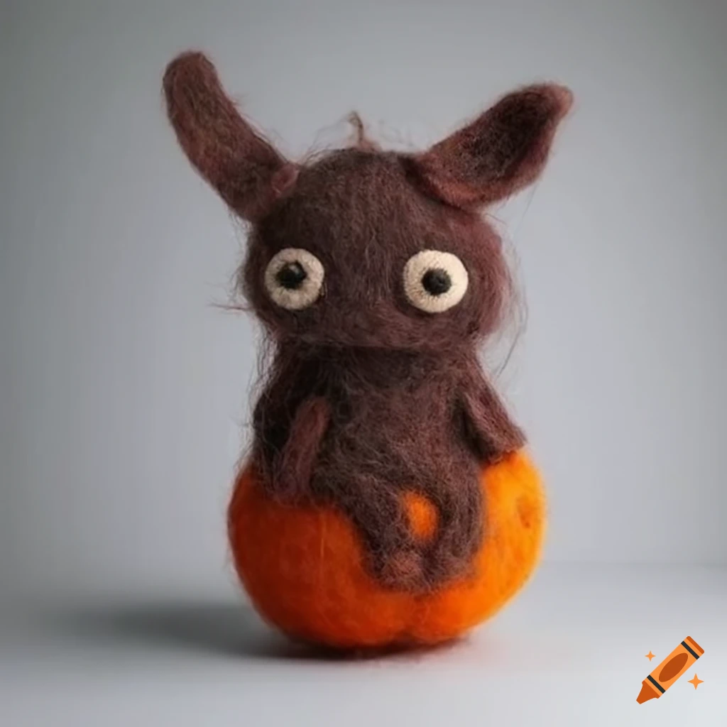 Wool creatures in Halloween costumes on Craiyon