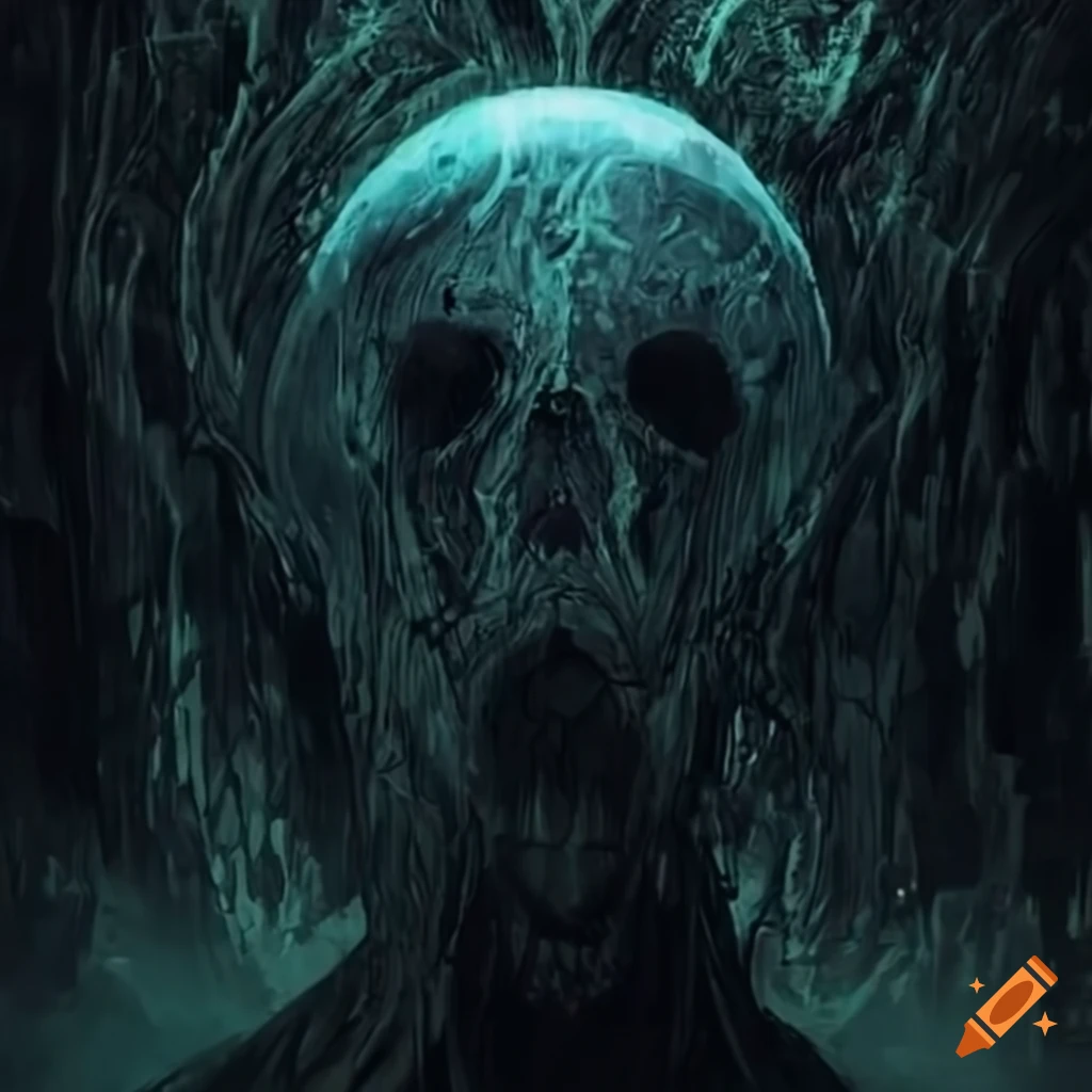 Minimalistic artwork depicting the concept of void on Craiyon