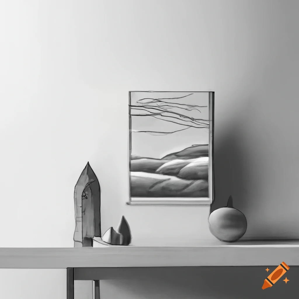 Counter-intuitive landscape sketch