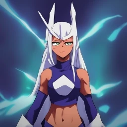 Cosplay of izuku as mirko from my hero academia