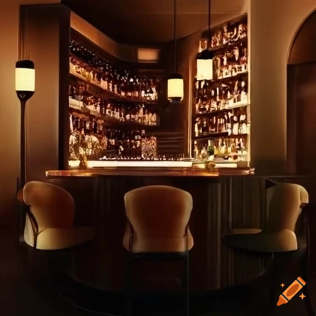 Image of a classy lounge bar on Craiyon