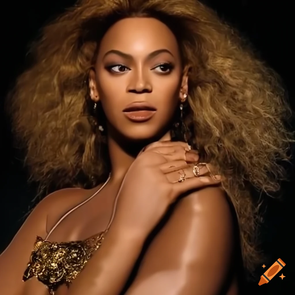 Beyonce depicted in a Renaissance style artwork on Craiyon