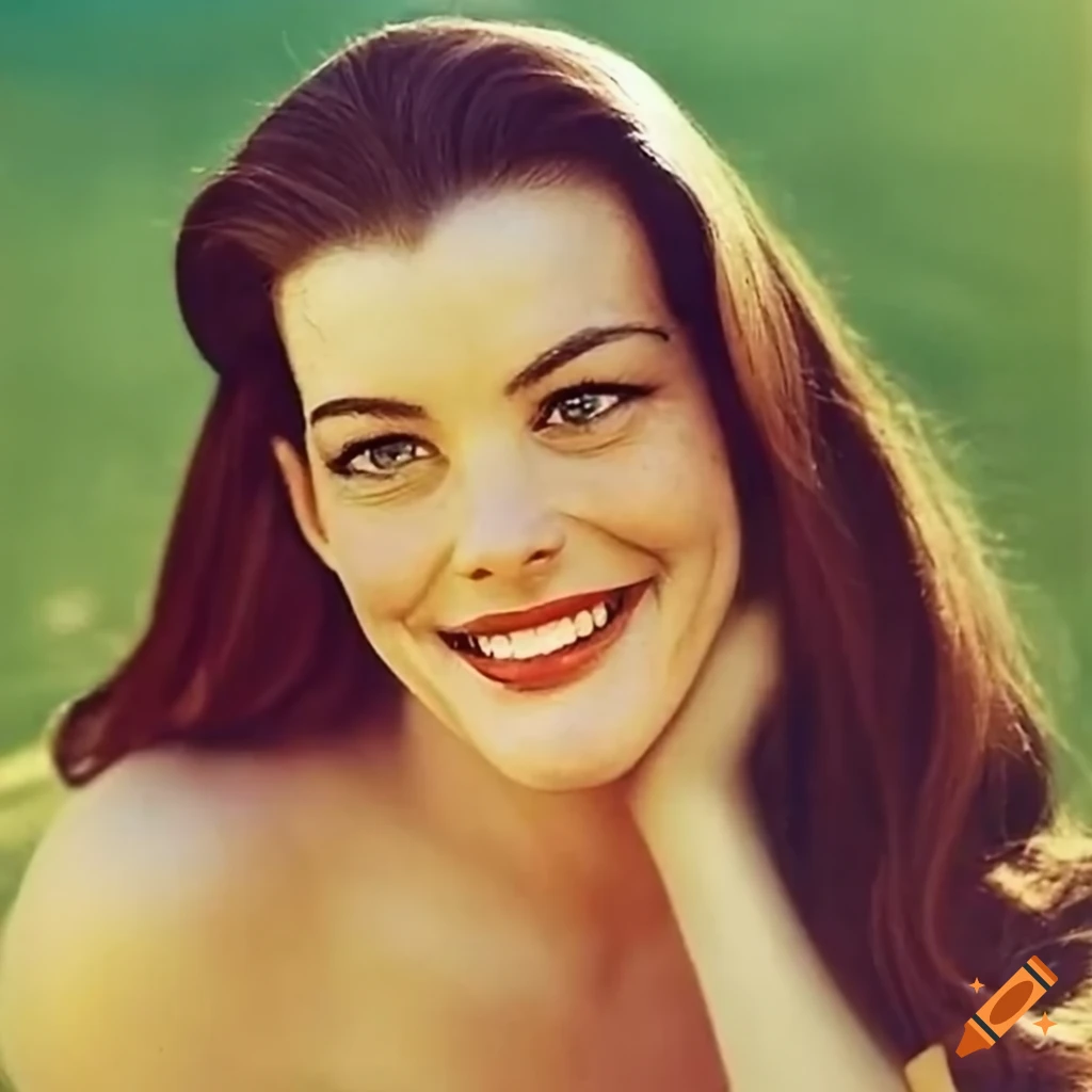 Smiling liv tyler in a sunny meadow
