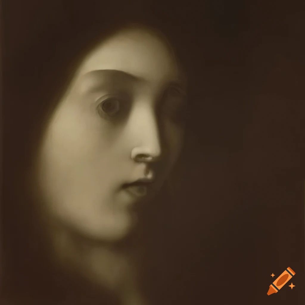 Mezzotint artwork inspired by Klimt, Titian, and Bocklin on Craiyon