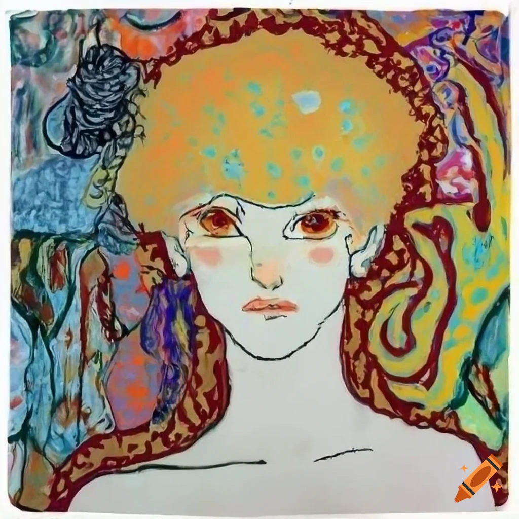 Individualistic portrait in abstract art style