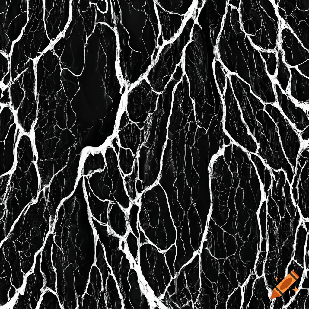 High resolution black and white vein texture on Craiyon