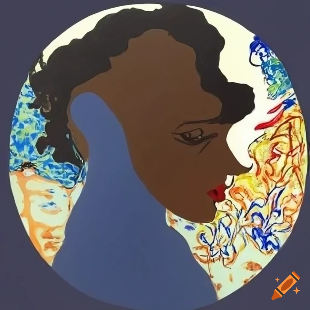 Individualistic portrait in abstract oil painting style on Craiyon