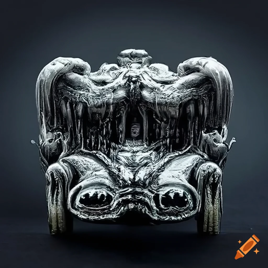 Giger-inspired hot wheels car