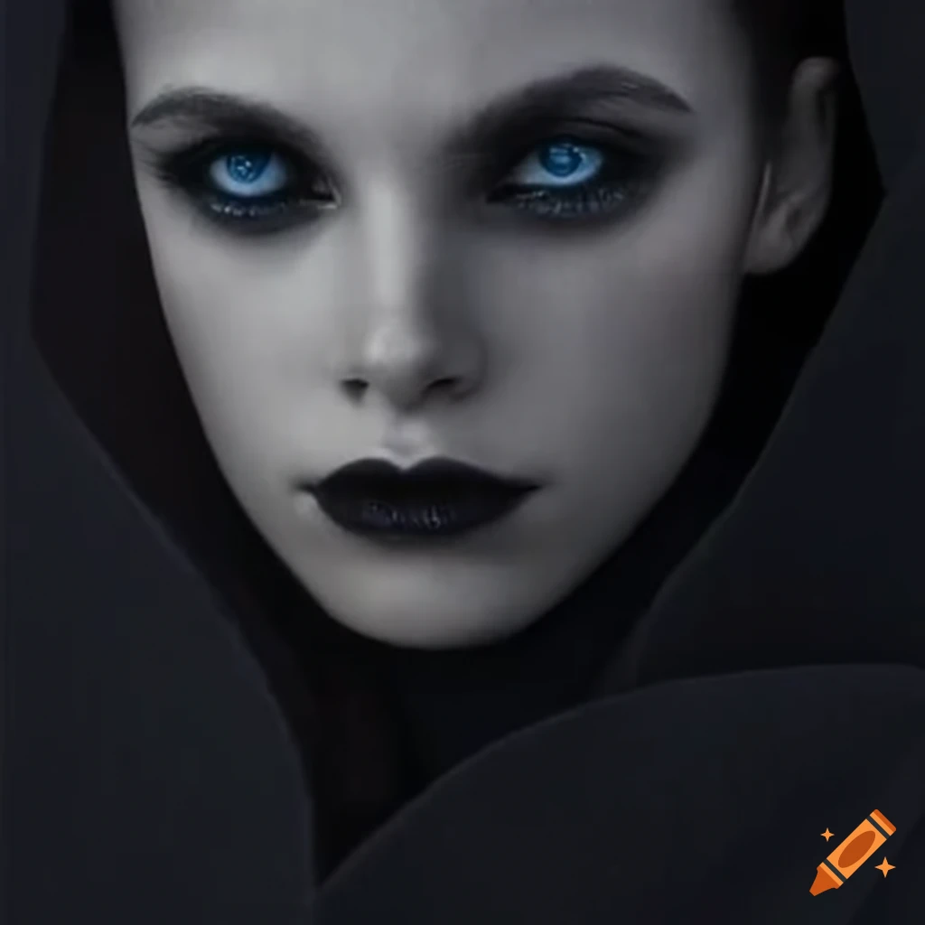 Blue eyes gazing into an alternate universe on Craiyon