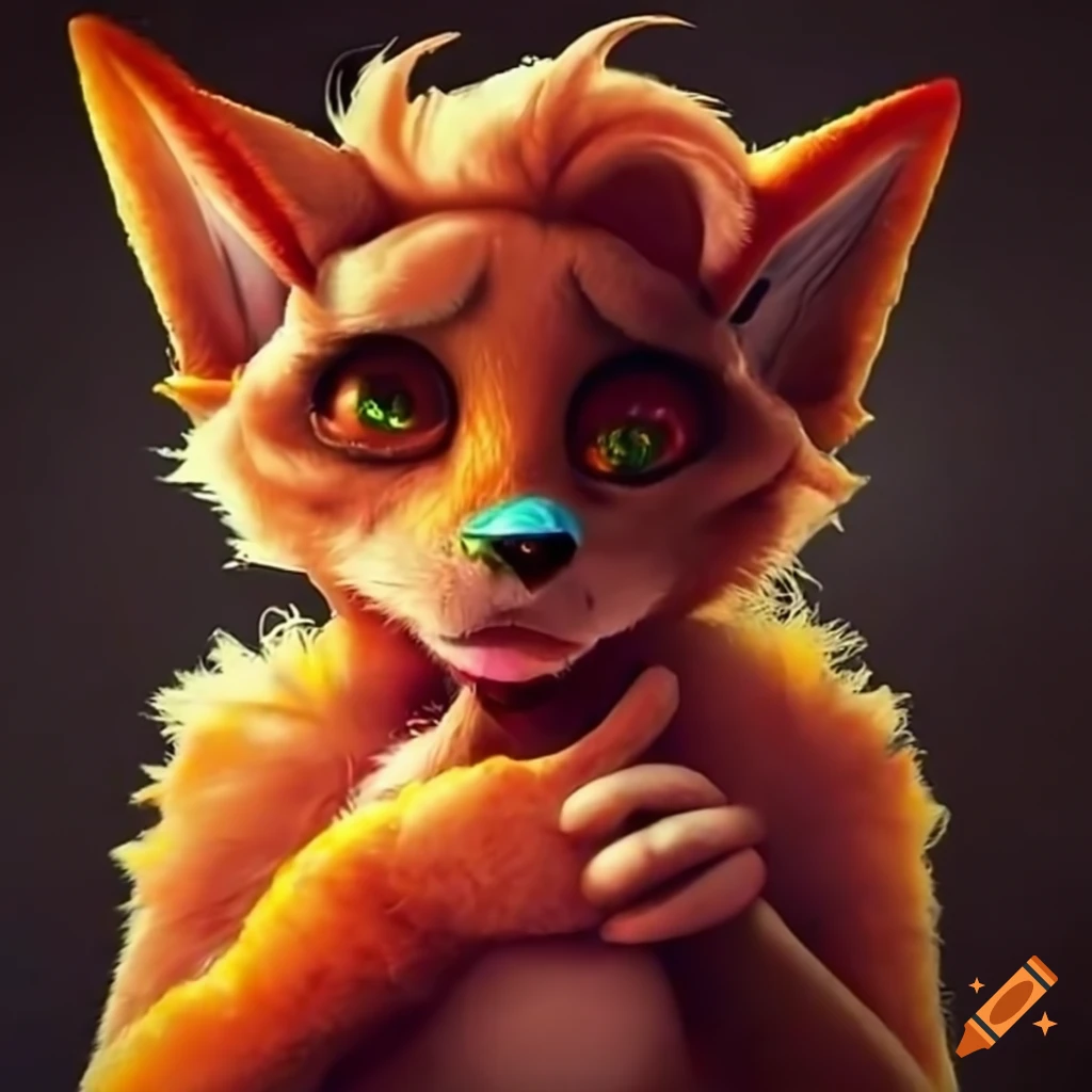 Colorful furry with halloween theme on Craiyon