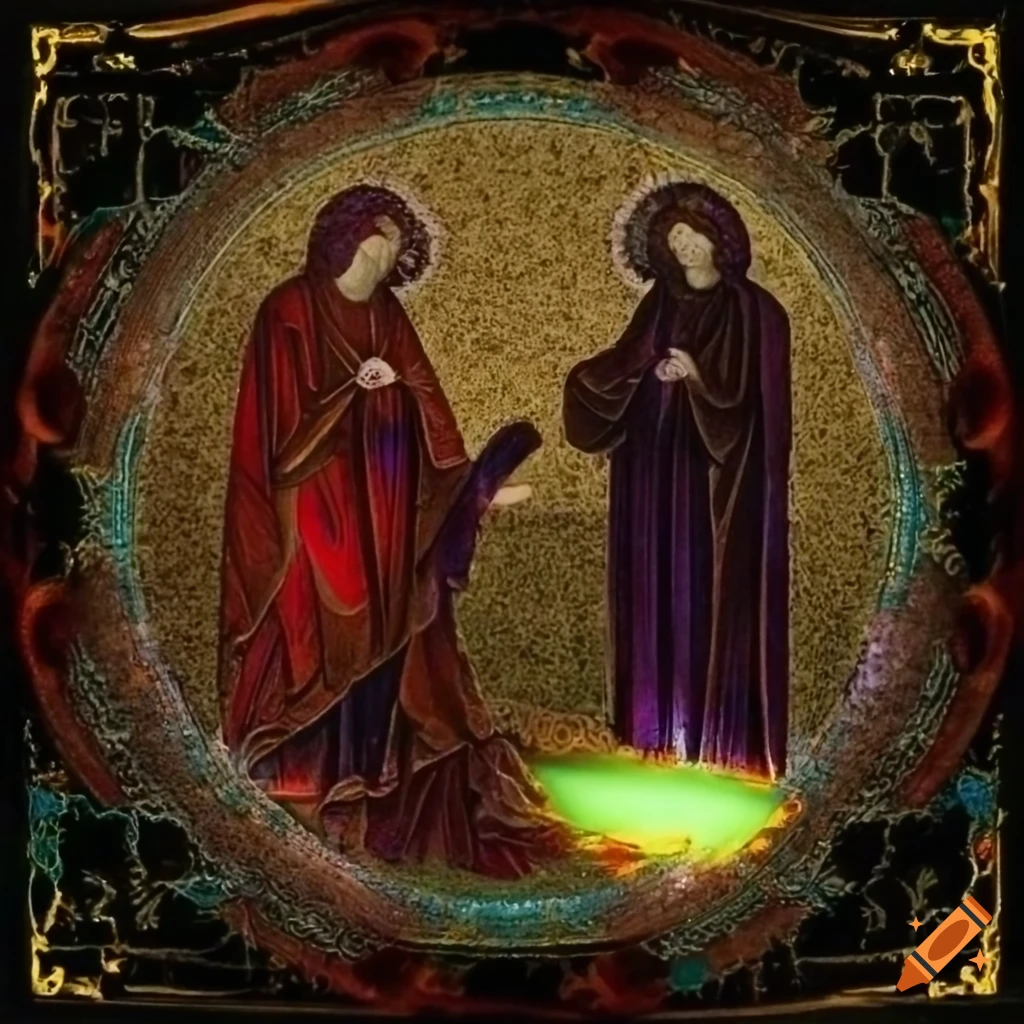 Abstract artwork representing spirituality on Craiyon