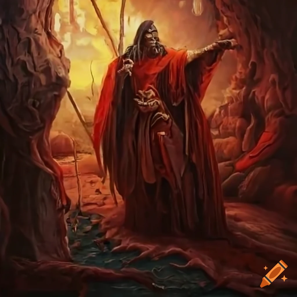 Blood Magic Adventure on Craiyon