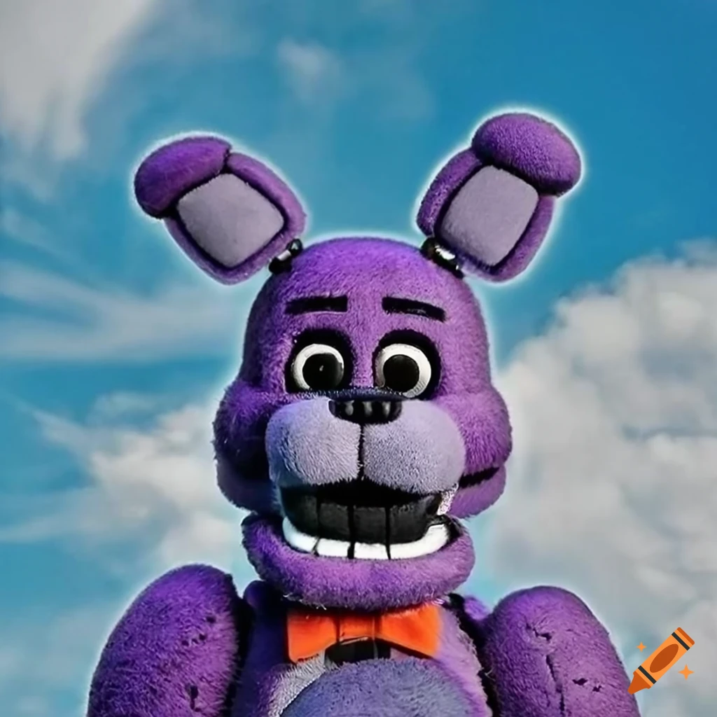 Close-up of adorable Bonnie the Bunny with fluffy fur and a smile on ...