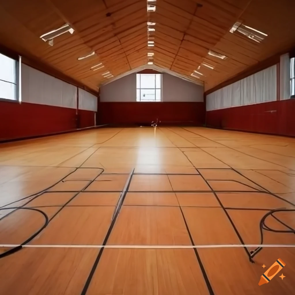 Historic sports hall for children in Germany on Craiyon