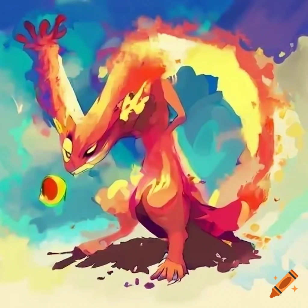 Epic pokemon battles on Craiyon