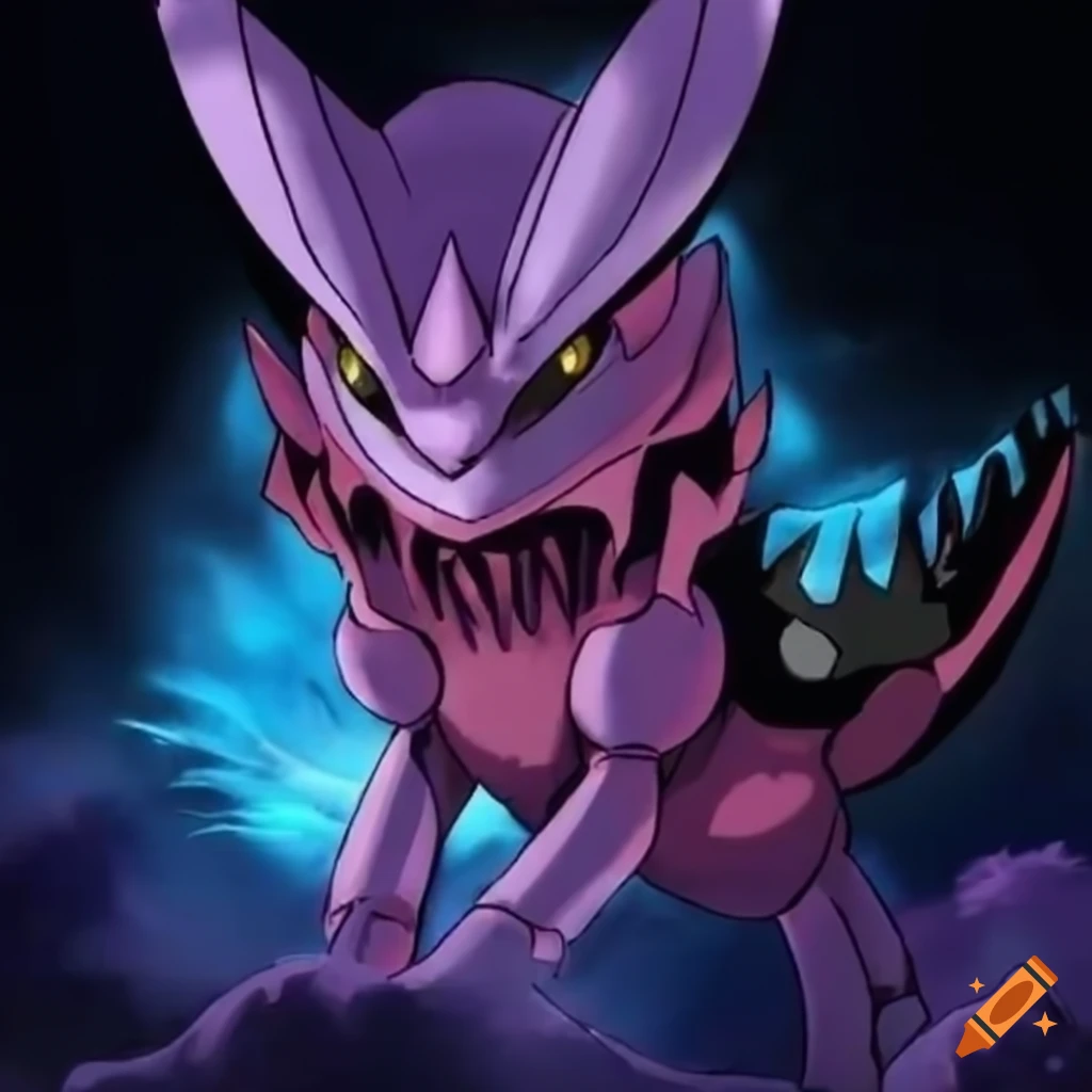 Image of a powerful legendary pokemon on Craiyon