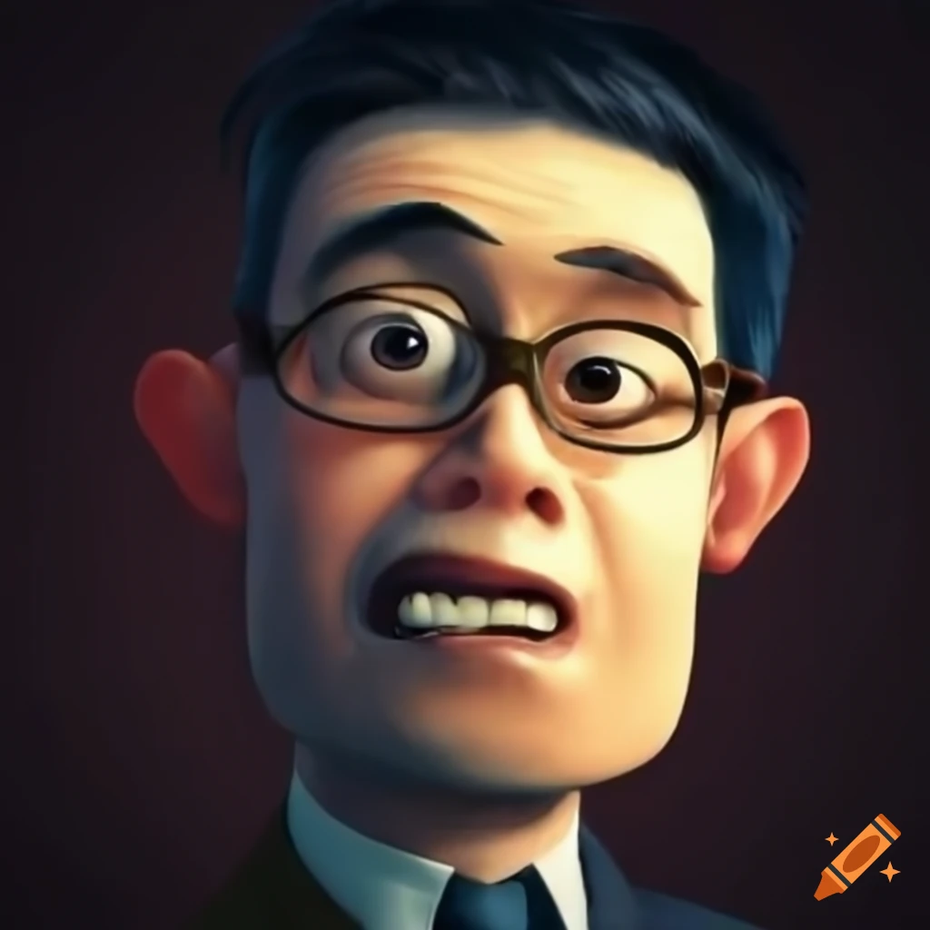 Pixar-style artwork of Filthy Frank on Craiyon